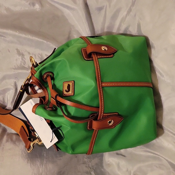 Dooney & Bourke | Bags | Dooney Bourke Green Bucket Bag Bnwt | Poshmark